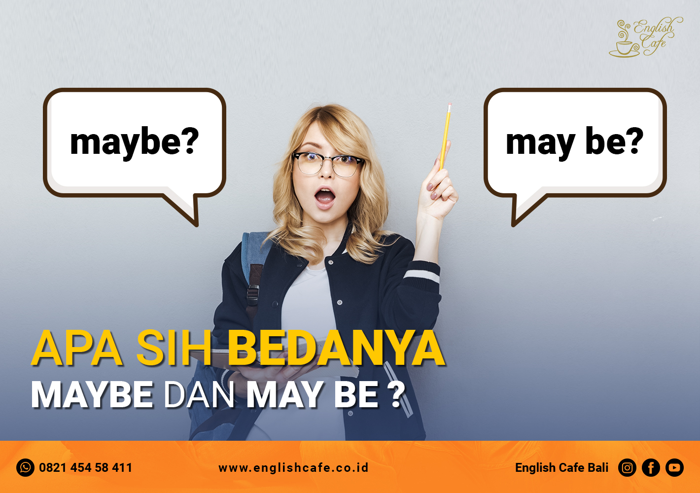 Perbedaan Penggunaan Kata Maybe dan May Be Beserta Contohnya